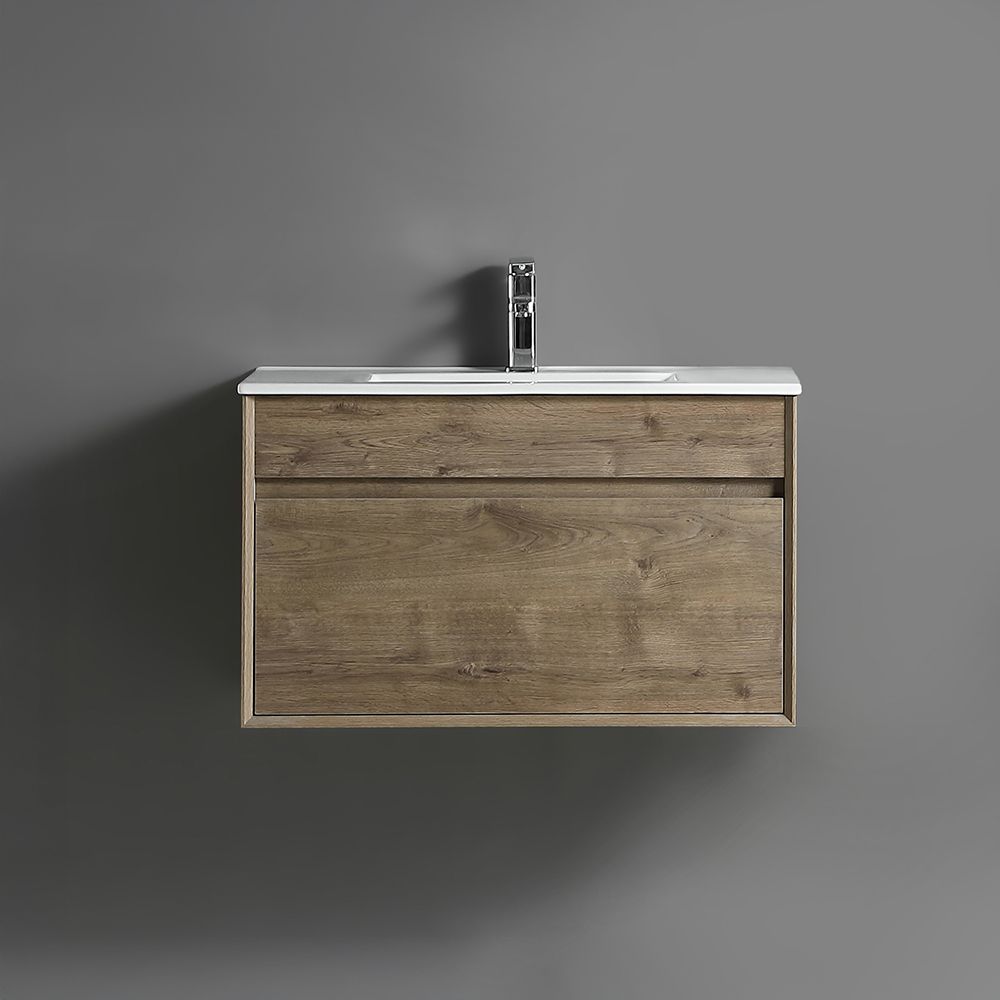 Mueble de Lavabo Suspendido Mural - Moderno - 810mm Resistente al Agua ...