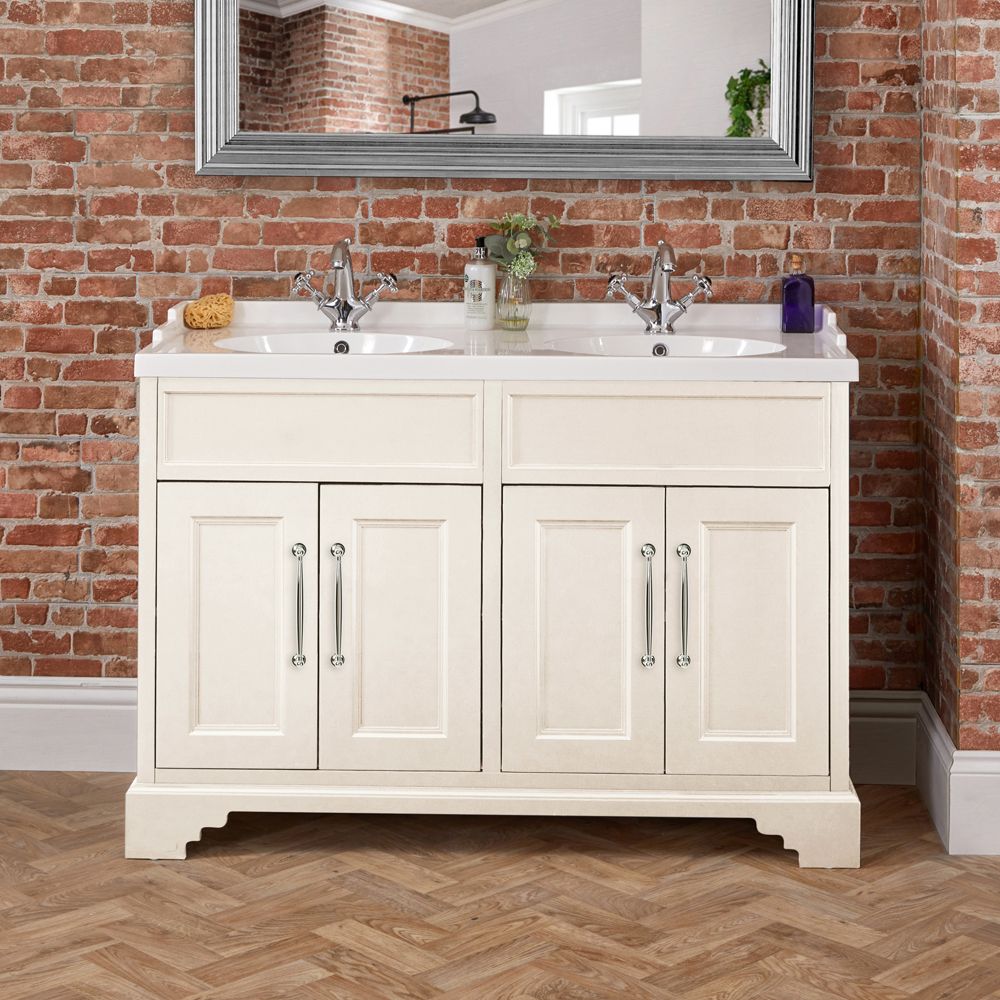 Mueble de Lavabo Tradicional - Negro Gris - 1210mm - Completo con ...