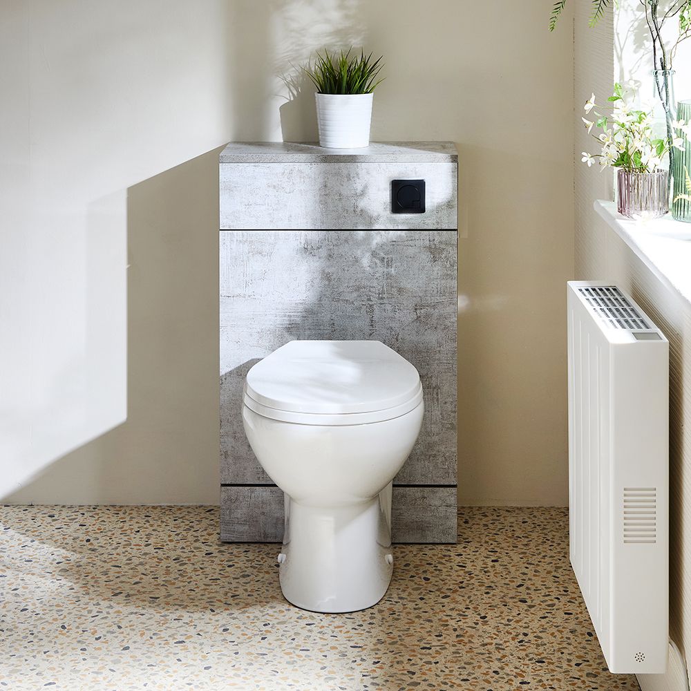 Mueble para WC - Moderno de 500mm Completo con Inodoro Select ...