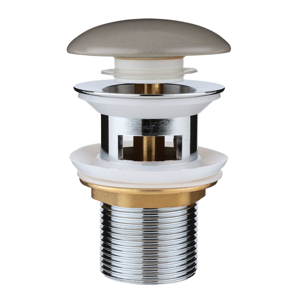 Válvula de Desagüe Click-Clack para Lavabos con Rebosadero - Disponible en Distintos Acabados ...