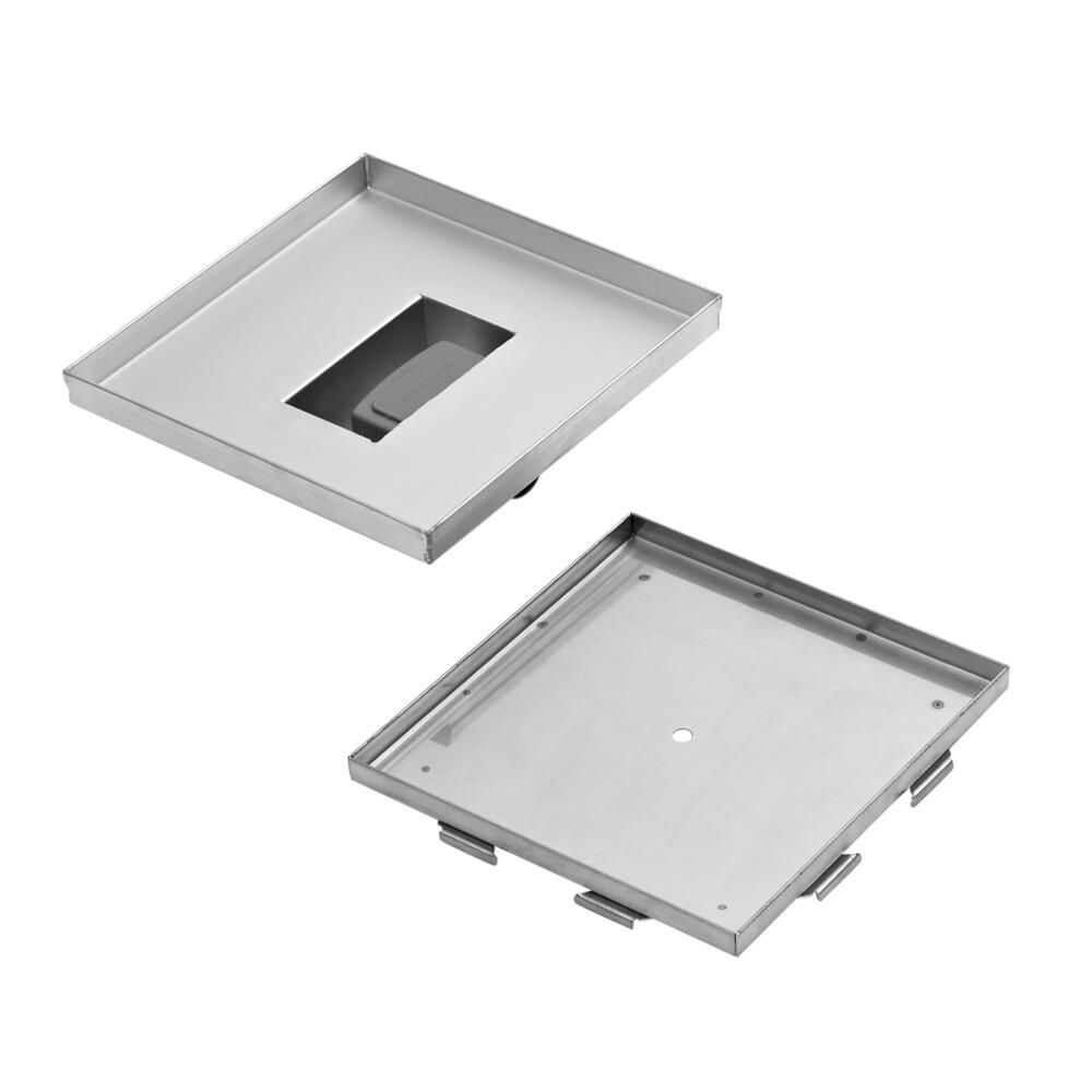 Sumidero de Ducha Cuadrado de 200mm con Rejilla Integrada con Diseño de ...